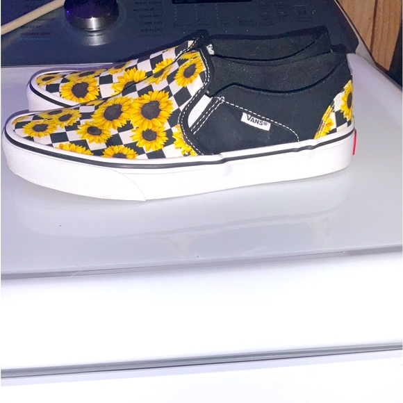 Vans | Shoes | Sunflower Vans | Poshmark